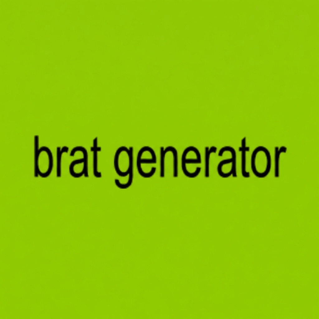 Brat Text Generator - Create Iconic Brat Style Text, Memes & Album Covers
